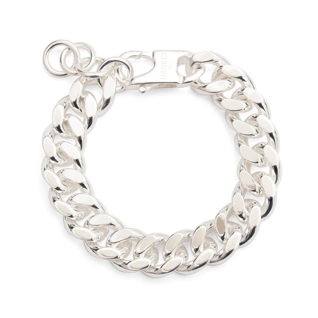 Designer HANREJ Sterling Silver Panzer Chain Bracelet | Grailed