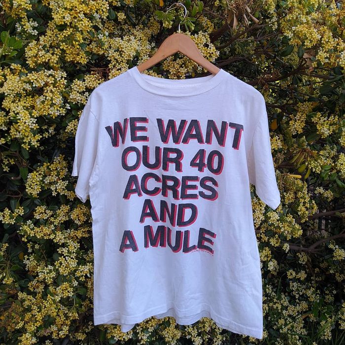 Vintage Vintage 90's 40 Acres And A Mule Spike Lee Tupac Malcolm X ...