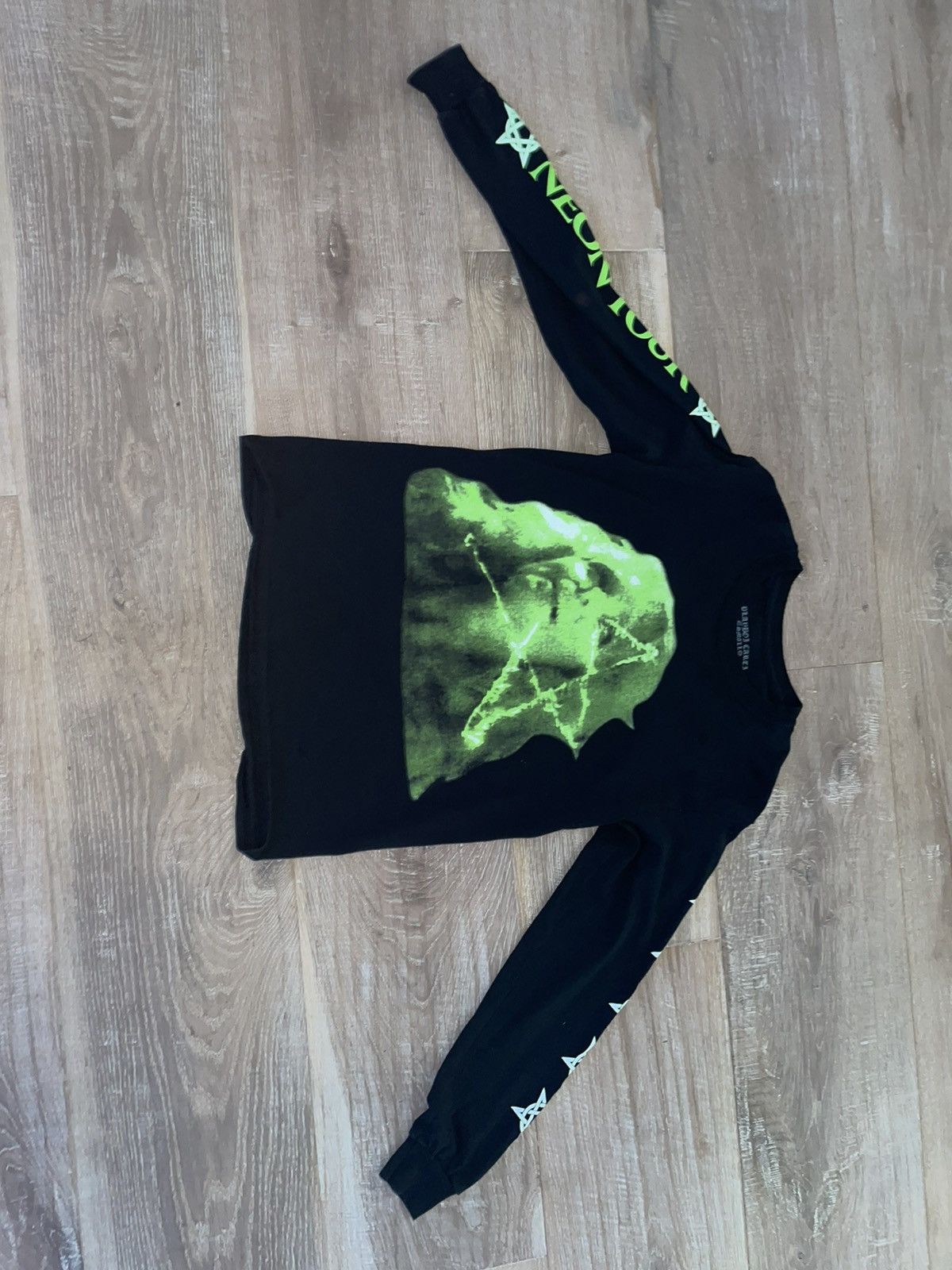 Playboi Carti Playboi Carti Neon Tour Pentagram L/S Tee | Grailed