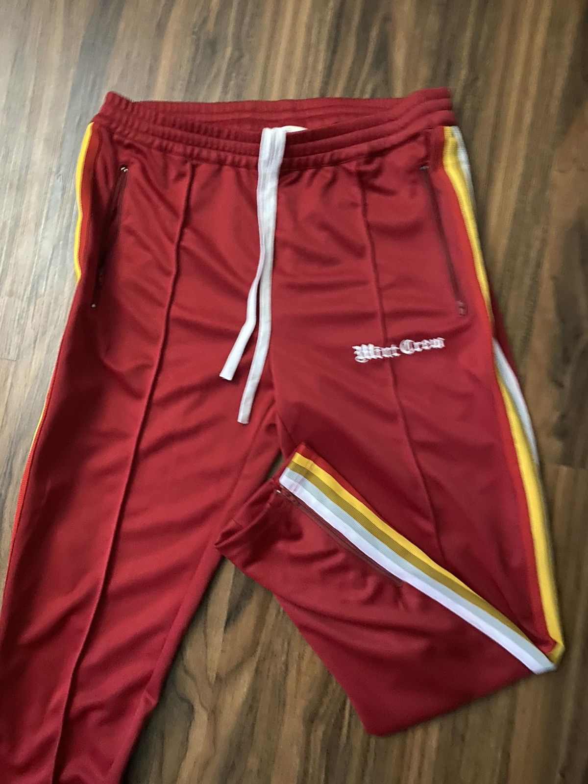FOG × Fear of God × Mintcrew Mintcrew roadman track pants red | Grailed