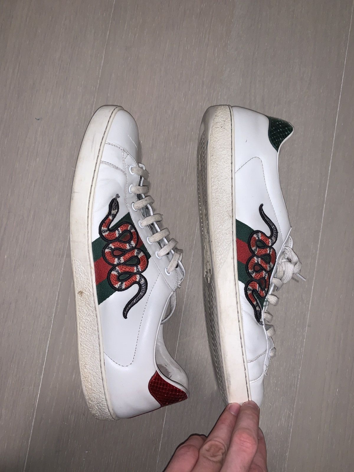 Gucci Gucci Ace Snake Sneaker | Grailed