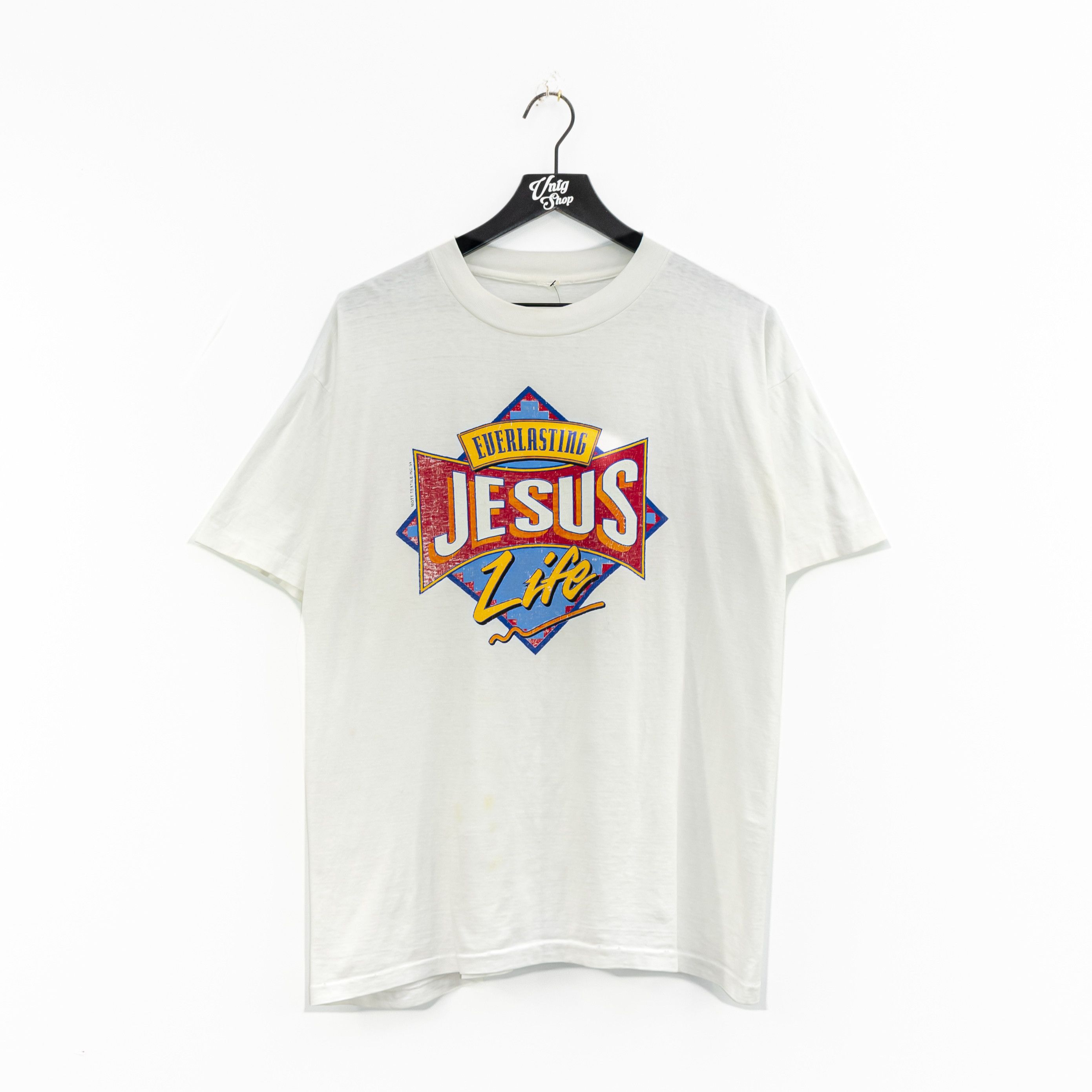 Vintage Vintage 90s Jesus Everlasting Life T-Shirt | Grailed