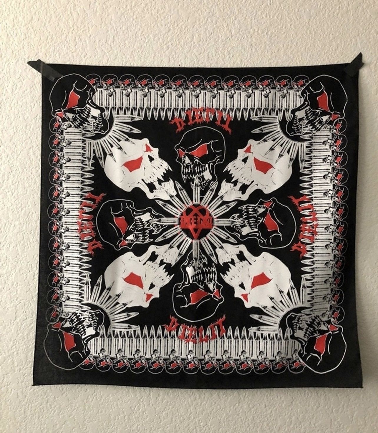 AWGE × Playboi Carti Playboi Carti Die Lit Bandana | Grailed