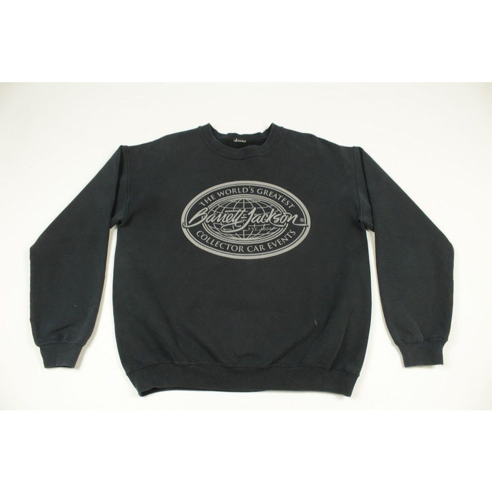 Vintage 90s Barrett Jackson Car Collector Hot Rod Globe Crewneck | Grailed