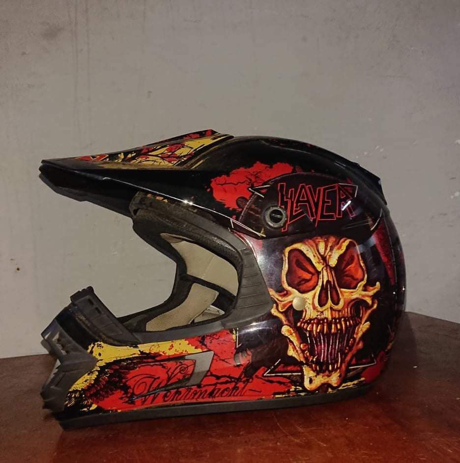 Band Tees × Slayer Limited edition Authentic Oneal slayer helmet by ...