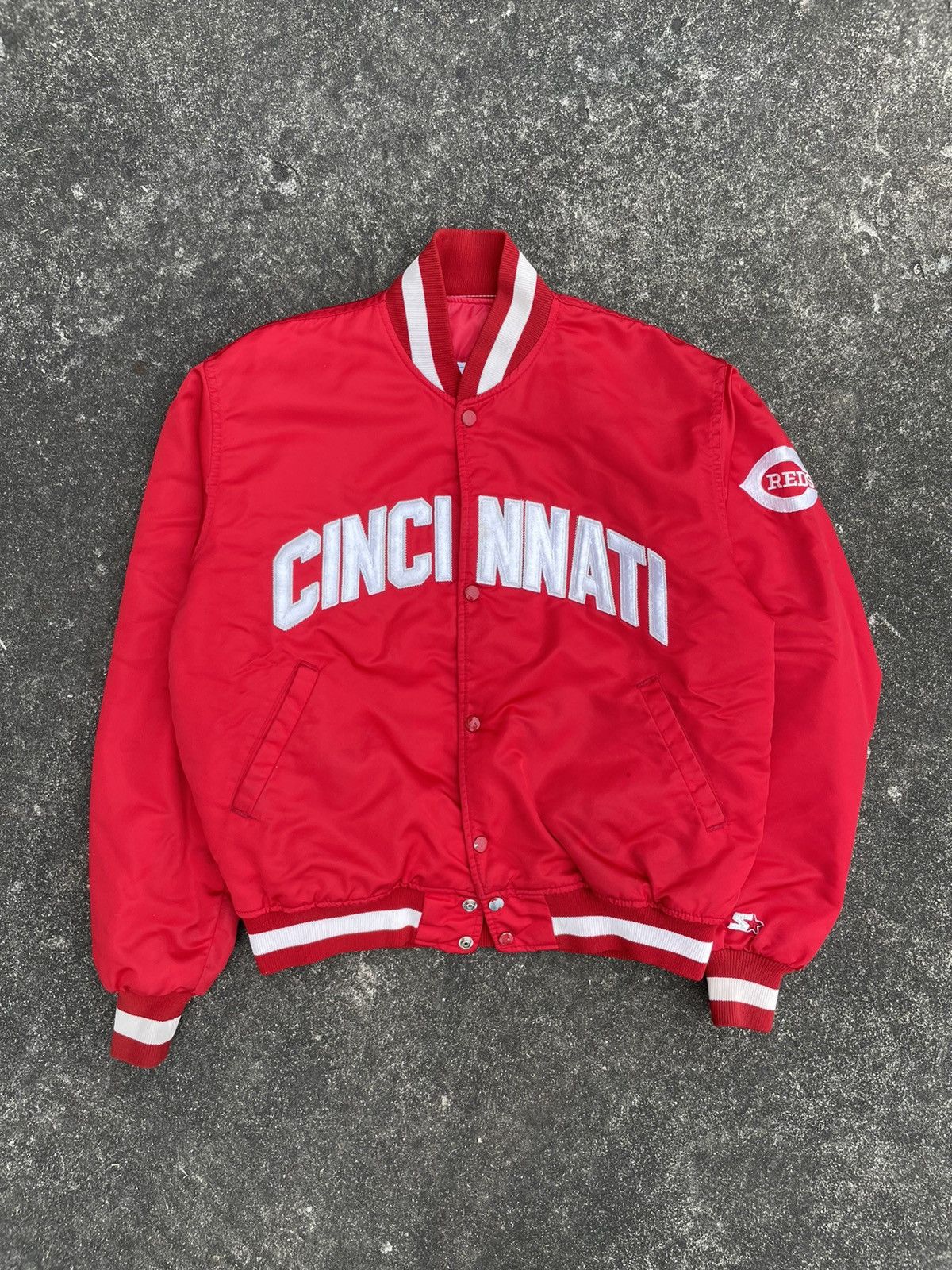 MLB × Starter × Vintage Vintage Cincinnati reds starter satin | Grailed