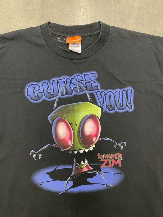 Vintage Invader Zim Curse You Shirt | Grailed