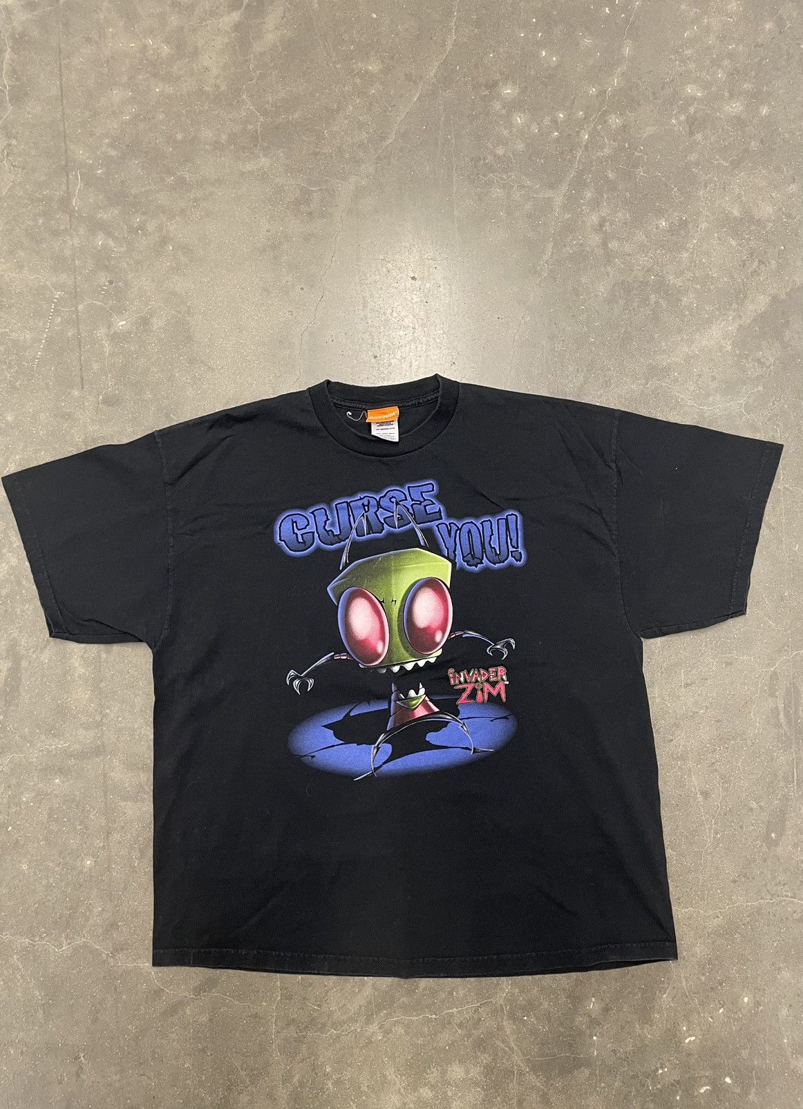 Nickelodeon × Vintage Invader Zim Curse You Shirt | Grailed