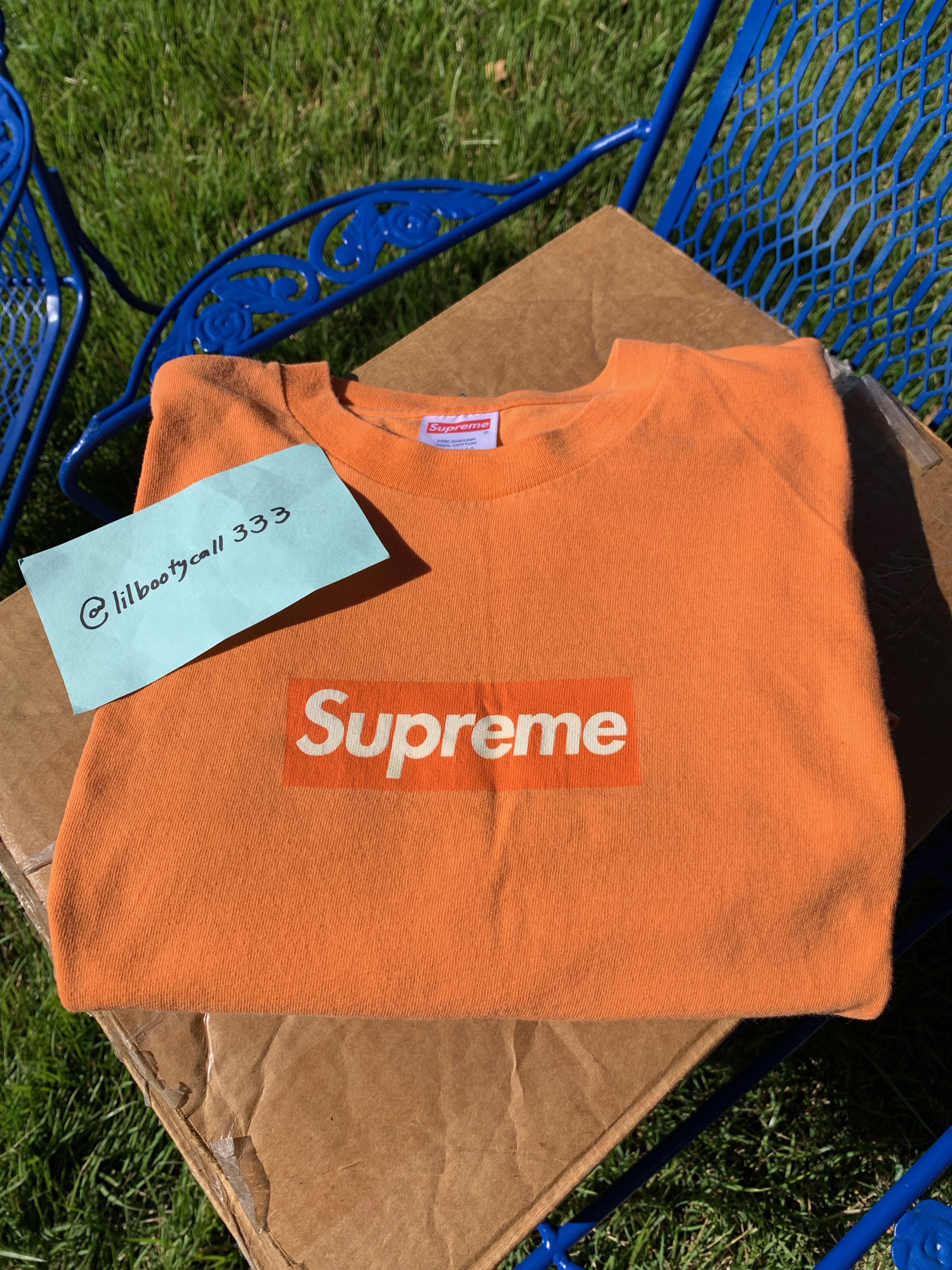 Supreme 2007 Supreme Orange Box Logo | Grailed