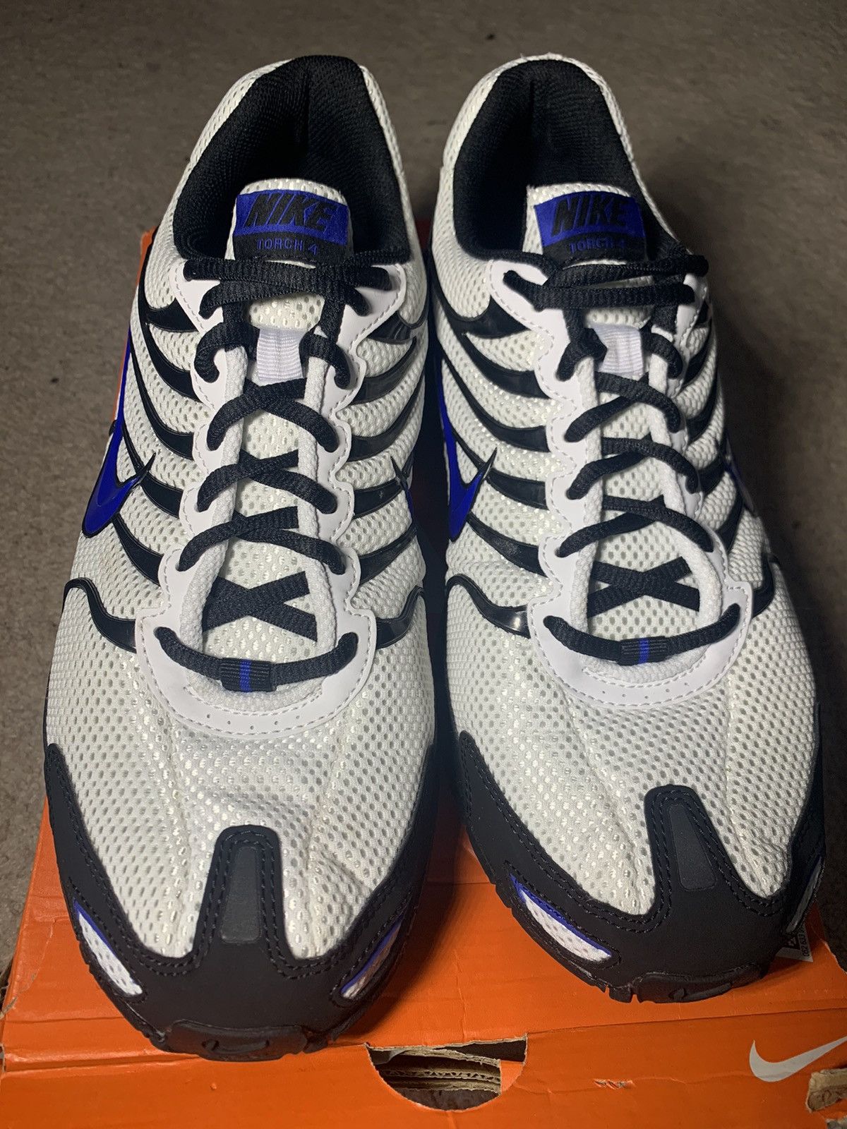 Nike Air Max Torch 4 White/ Hyper Blue | Grailed
