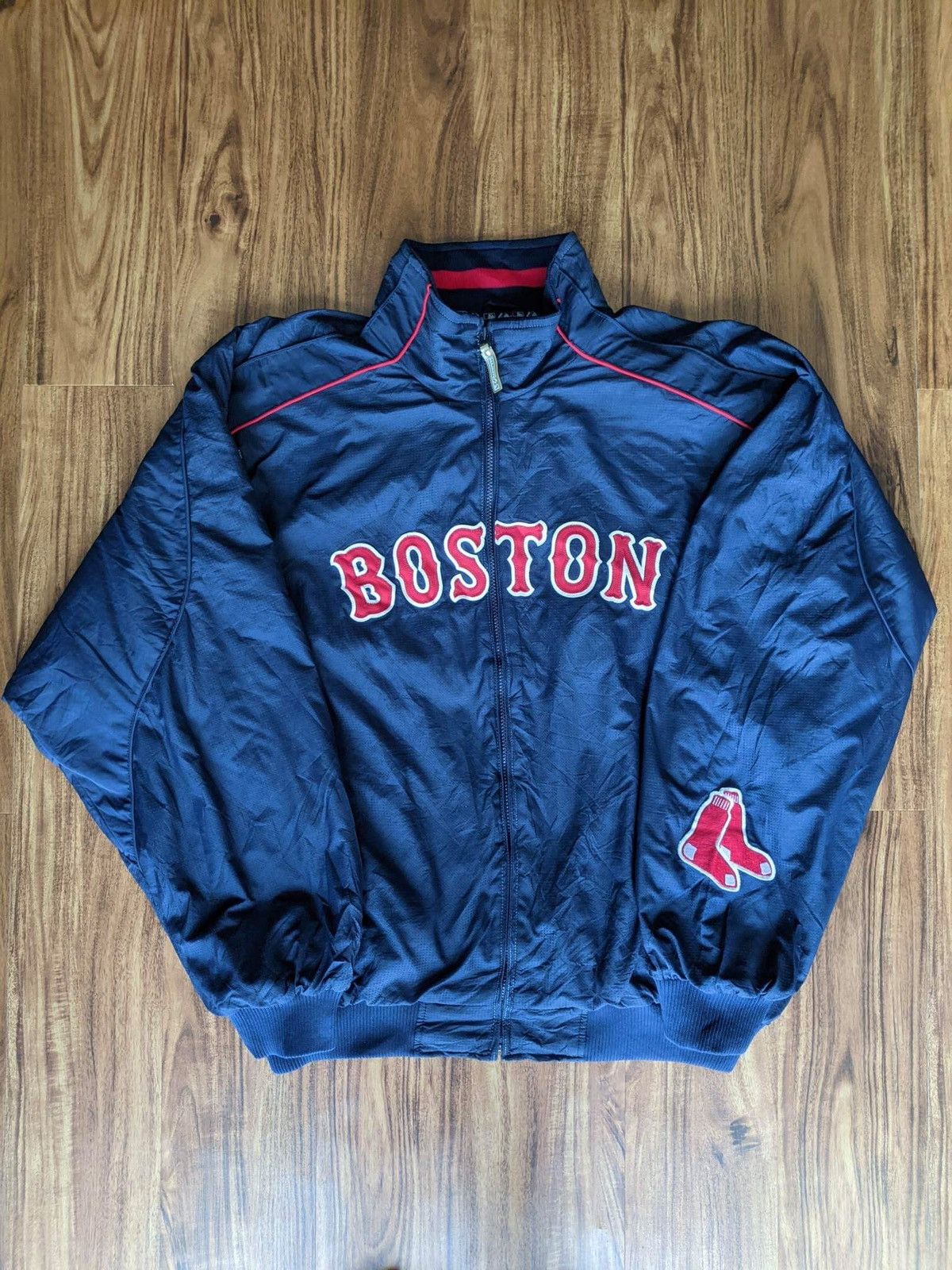 Boston × MLB × Majestic MAJESTIC MLB BOSTON ZIPPER JACKET | Grailed