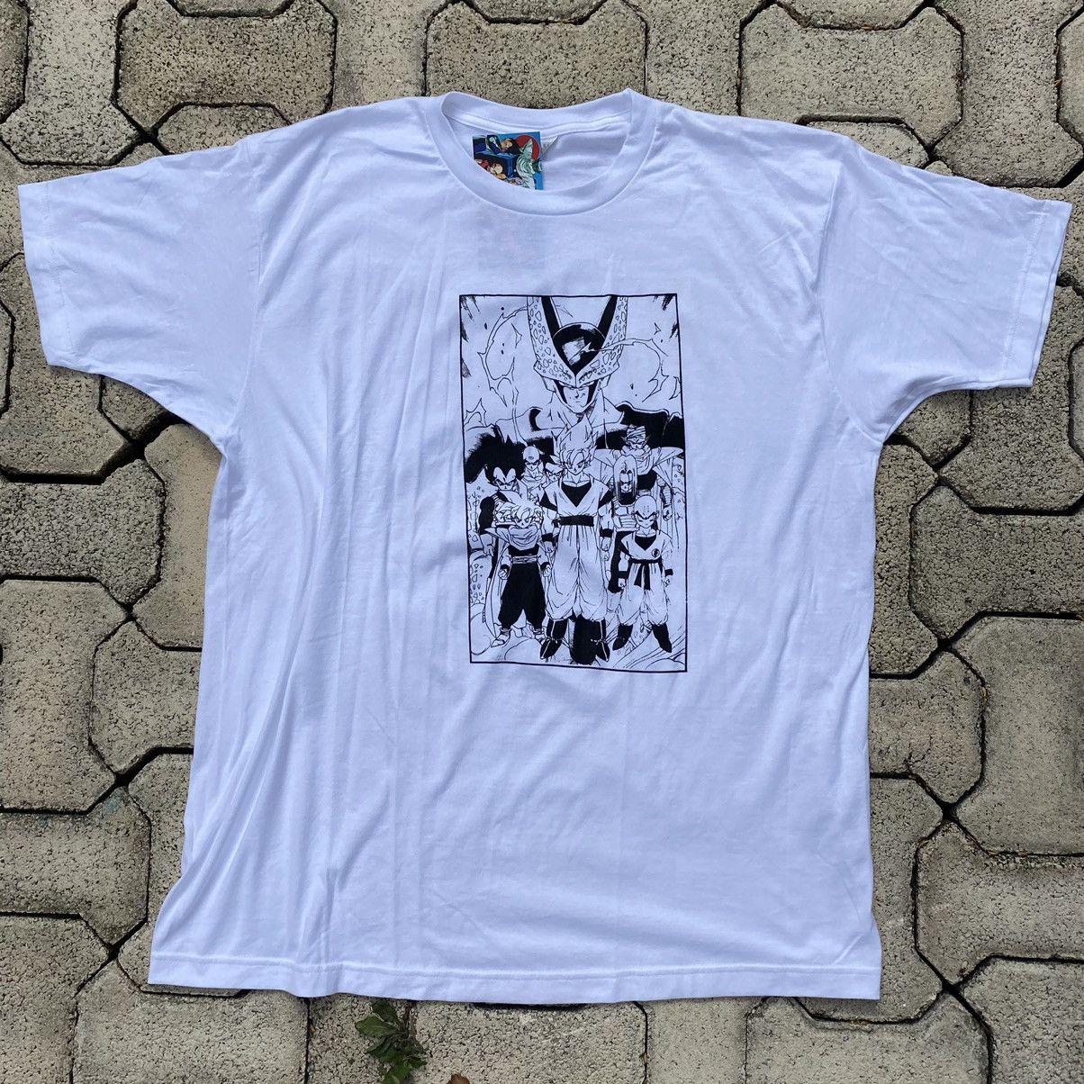 Japanese Brand Bootleg DBZ “Cell and the Z Fighters” size medium | Grailed