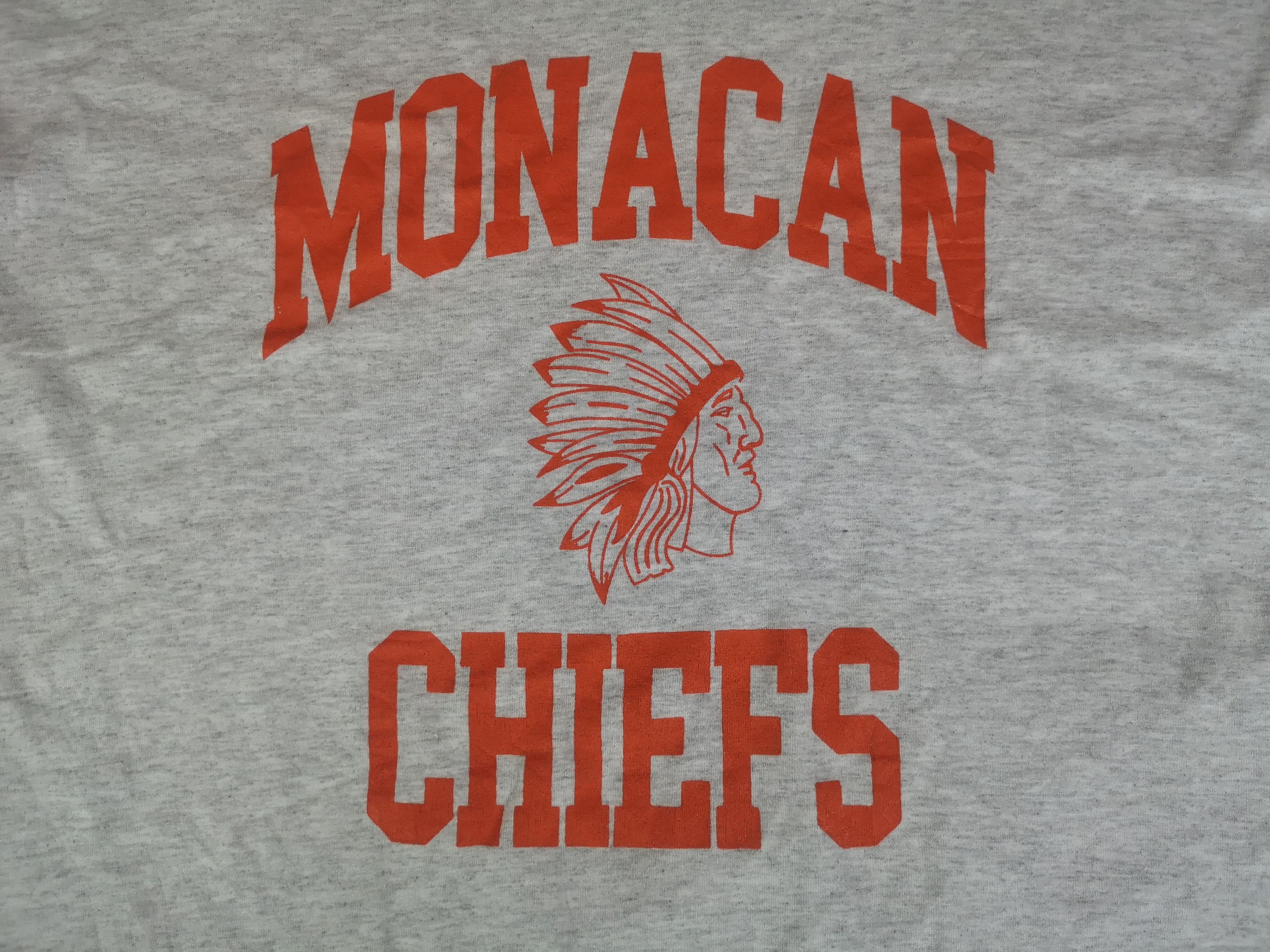 Streetwear × Vintage Vintage Monacan Chiefs 90's T-Shirt Size XXL | Grailed