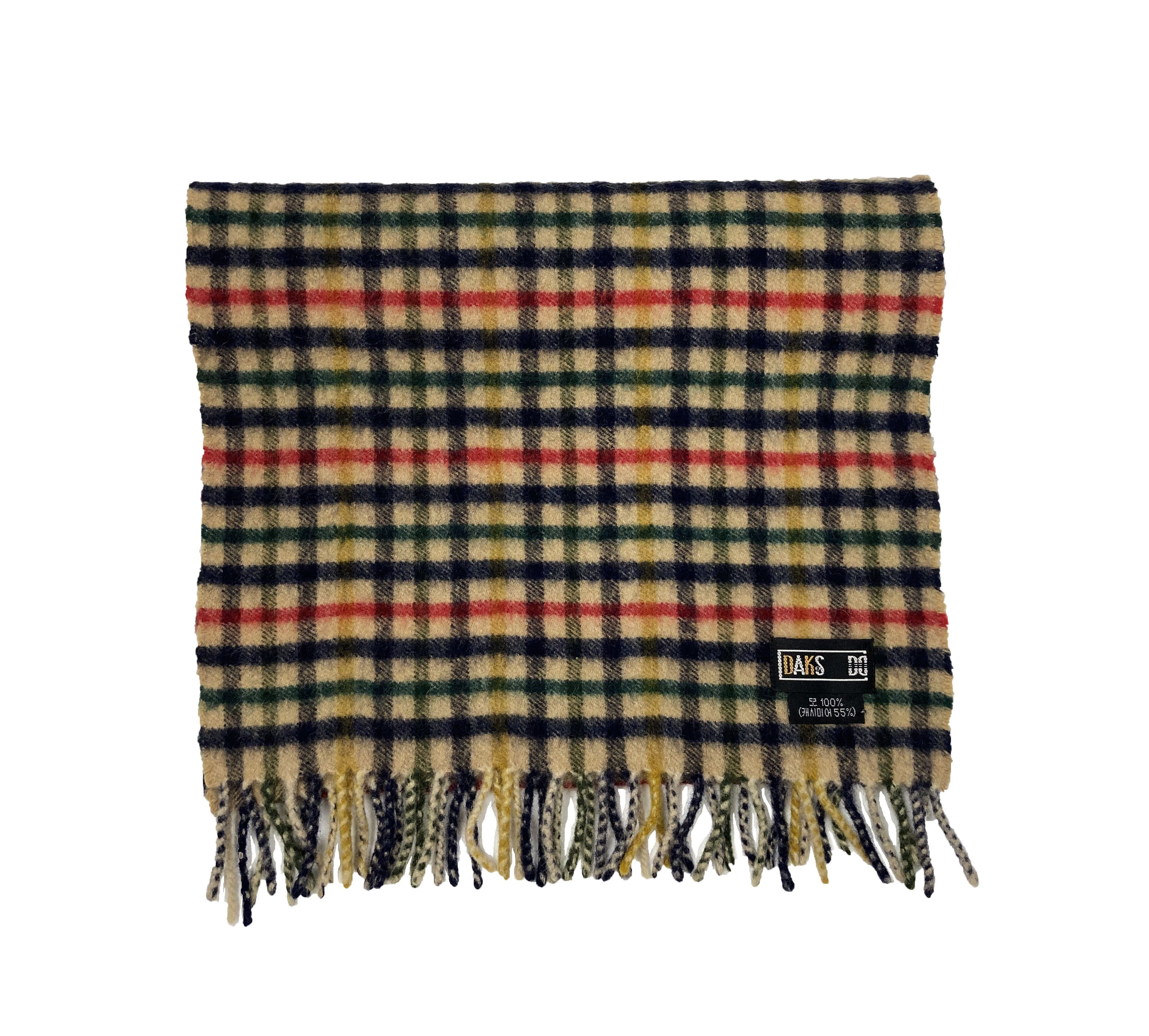 Daks London × Vintage DAKS Vintage Wool Scarf | Grailed