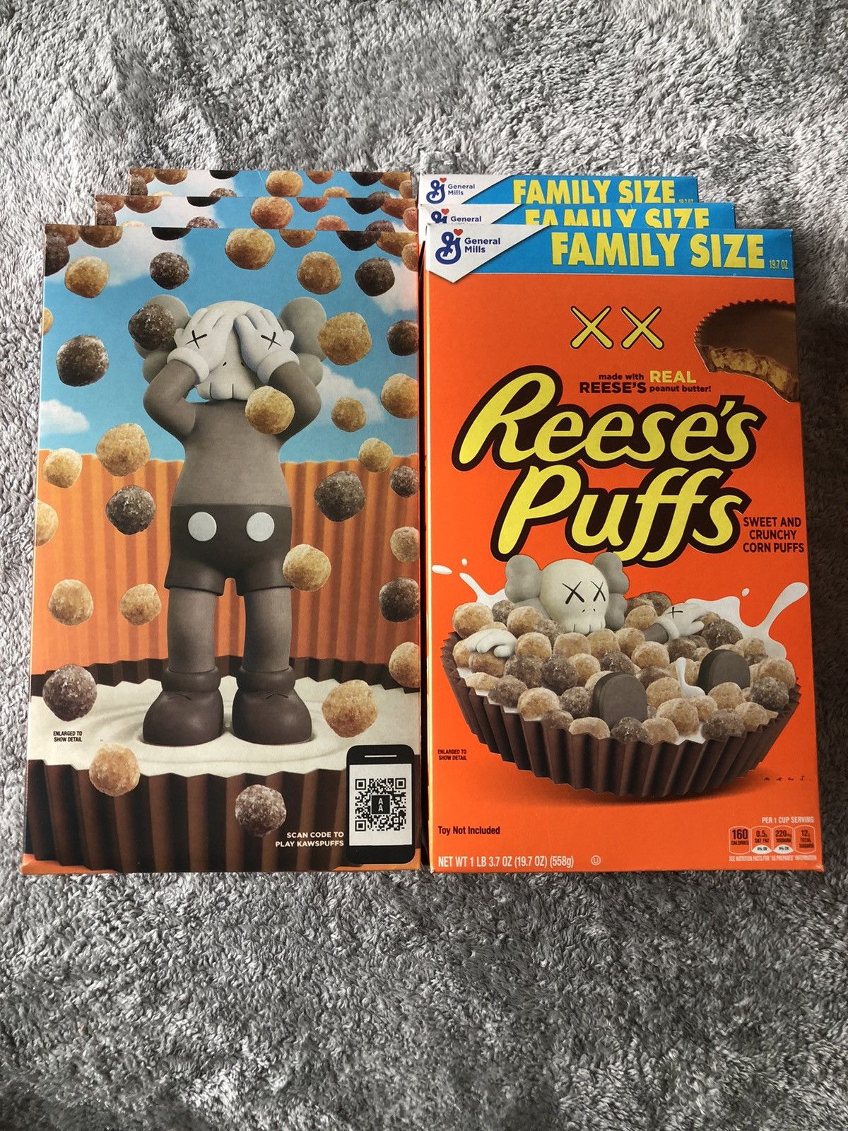 Kaws Kaws Reese Puffs Collab | Grailed