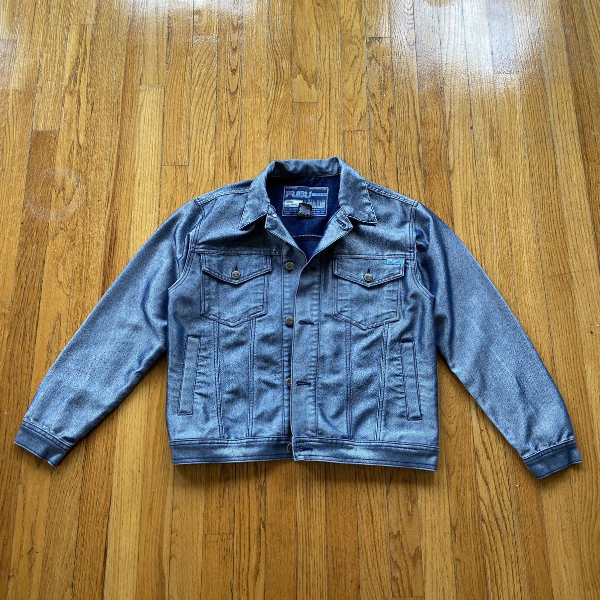 Fubu Fubu Shiny Denim Trucker Jacket | Grailed