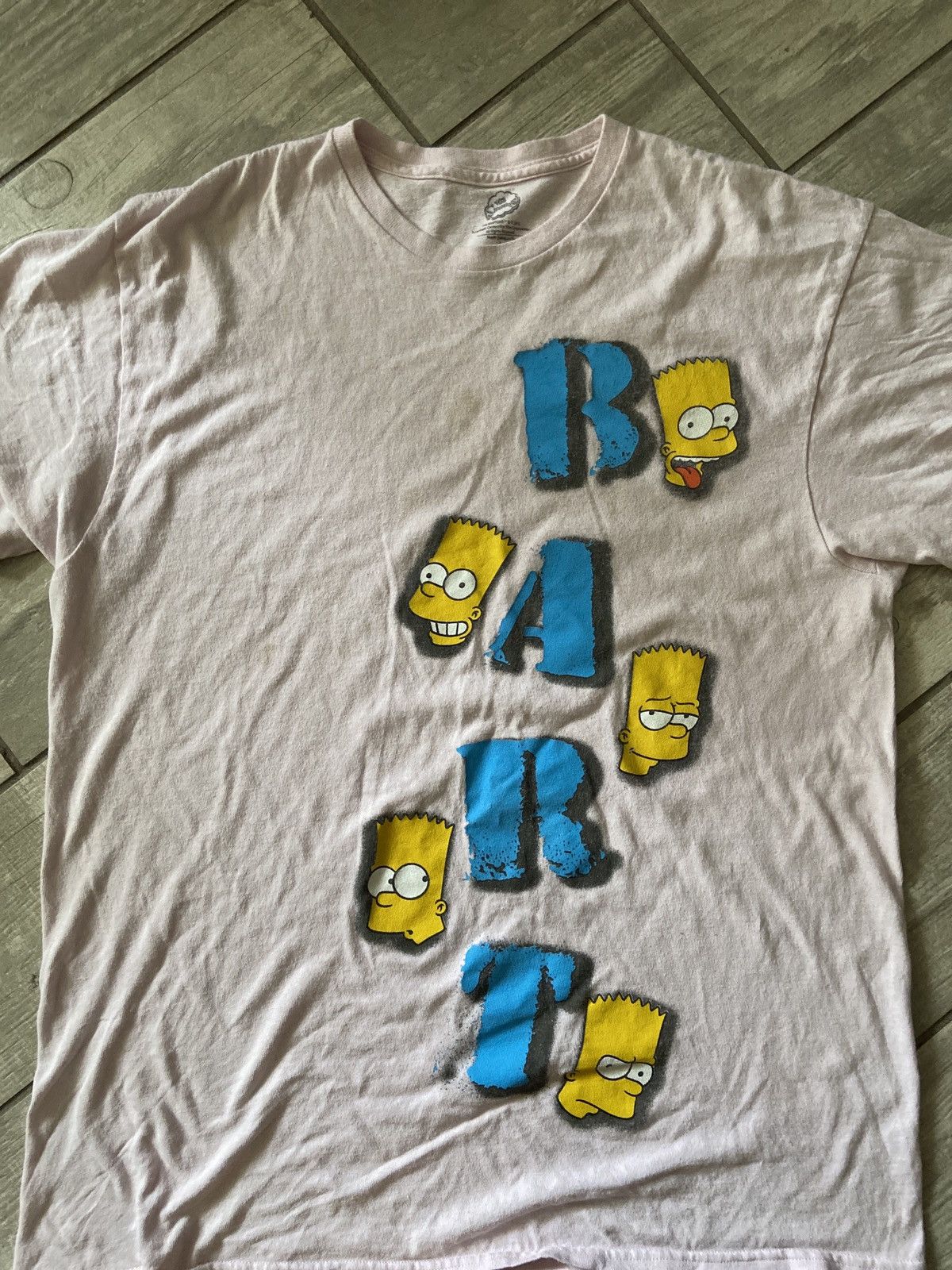 The Simpsons Bape The Simpsons Baby Milo Behind Bart Tee | Grailed