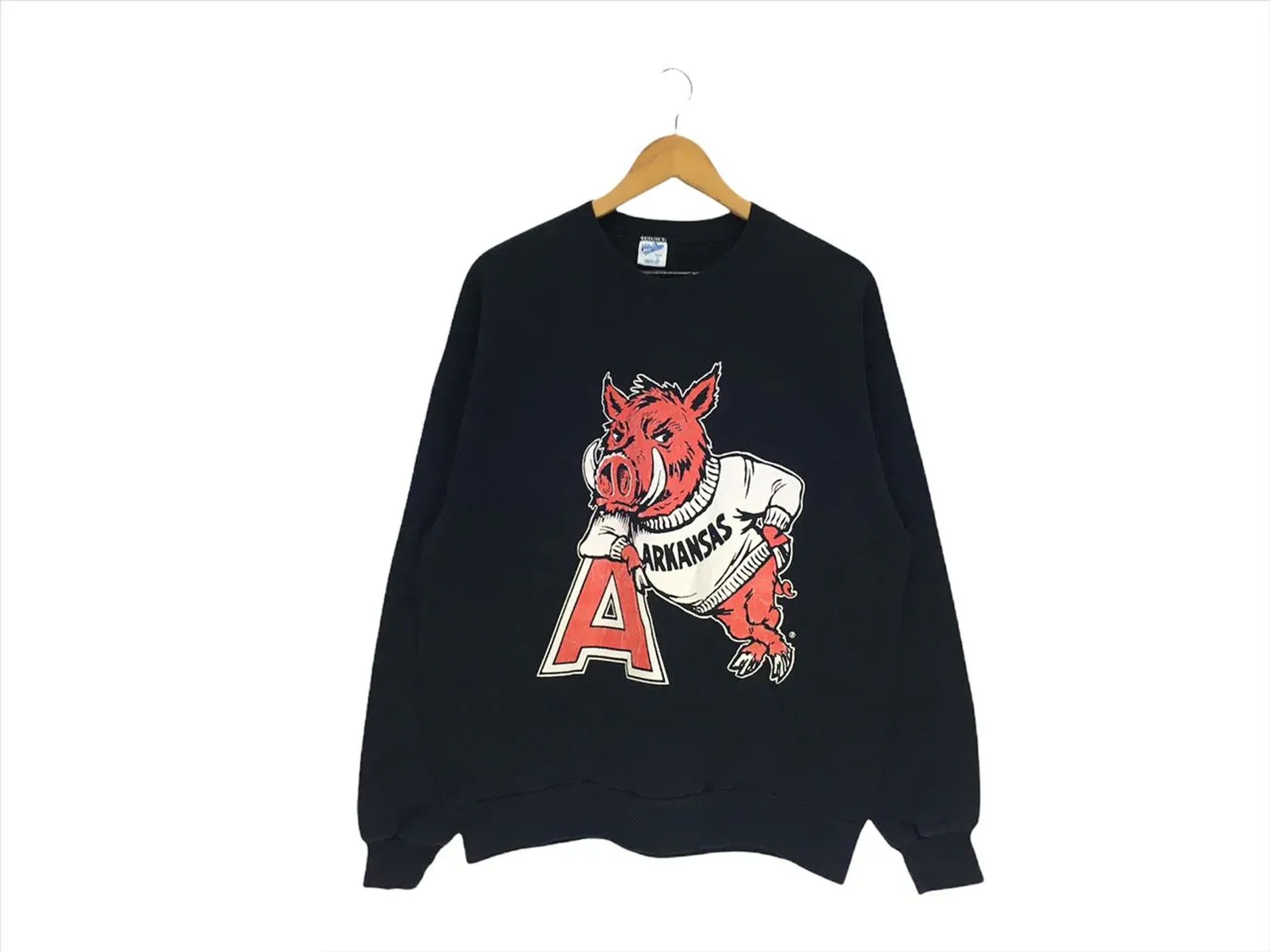 American College × Velva Sheen × Vintage Vintage 90s Razorback Arkansas ...