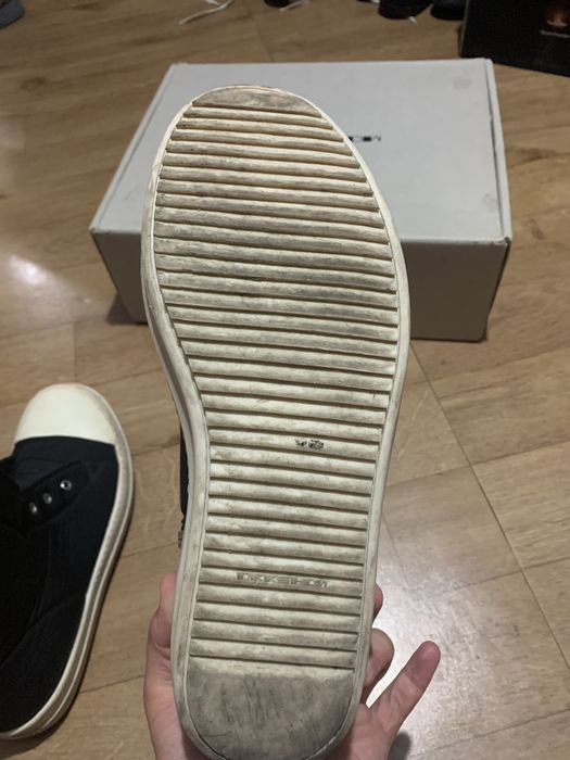 Rick Owens Rick Owens DRKSHDW SS14 Laceless Ramones | Grailed