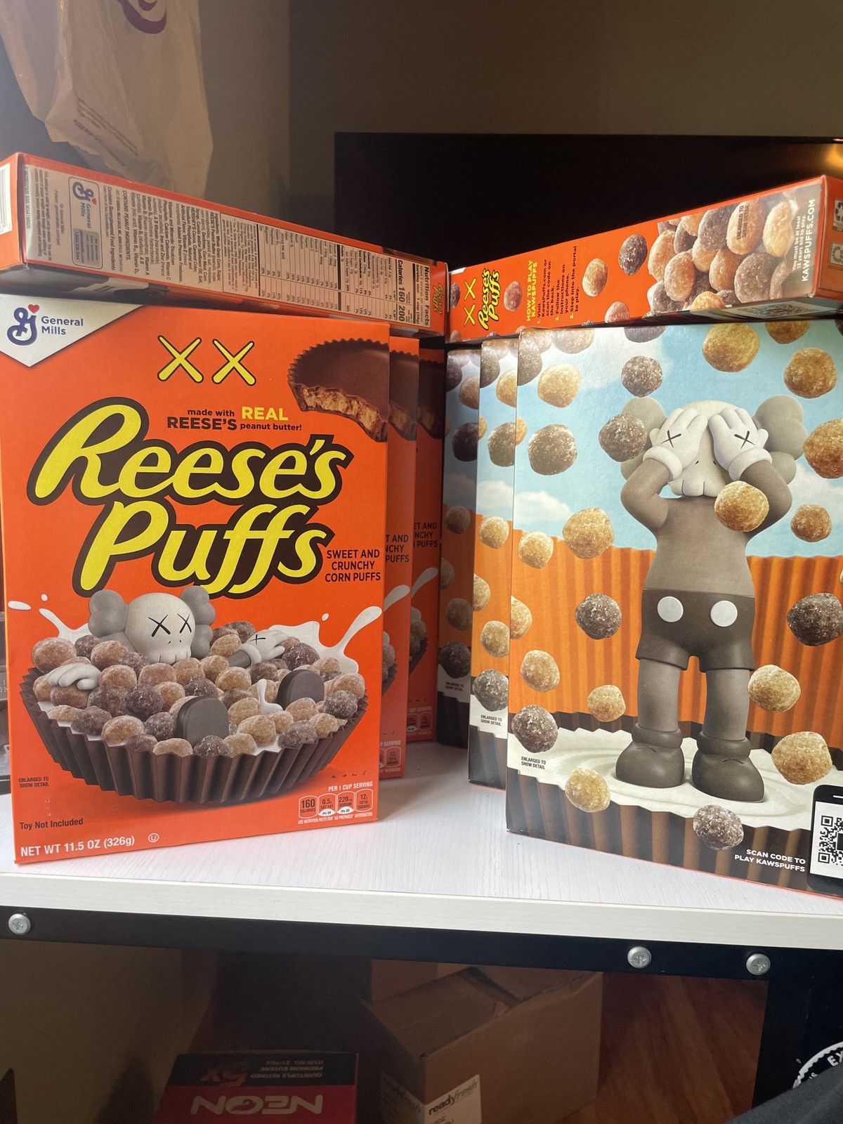 Kaws KAWS REESE’s PUFFS- RARE REESE’s PUFFS COLAB | Grailed