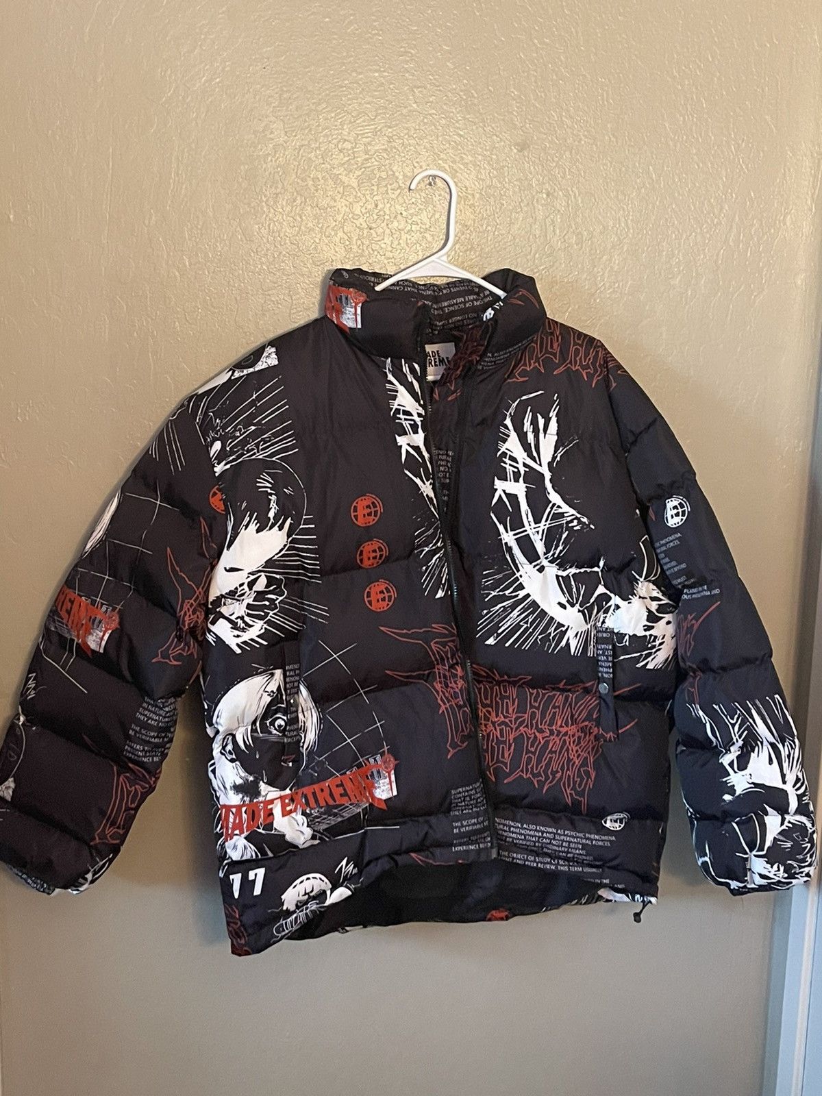 Vintage Brand New Japanese Anime Style Puffer Jacket | Grailed