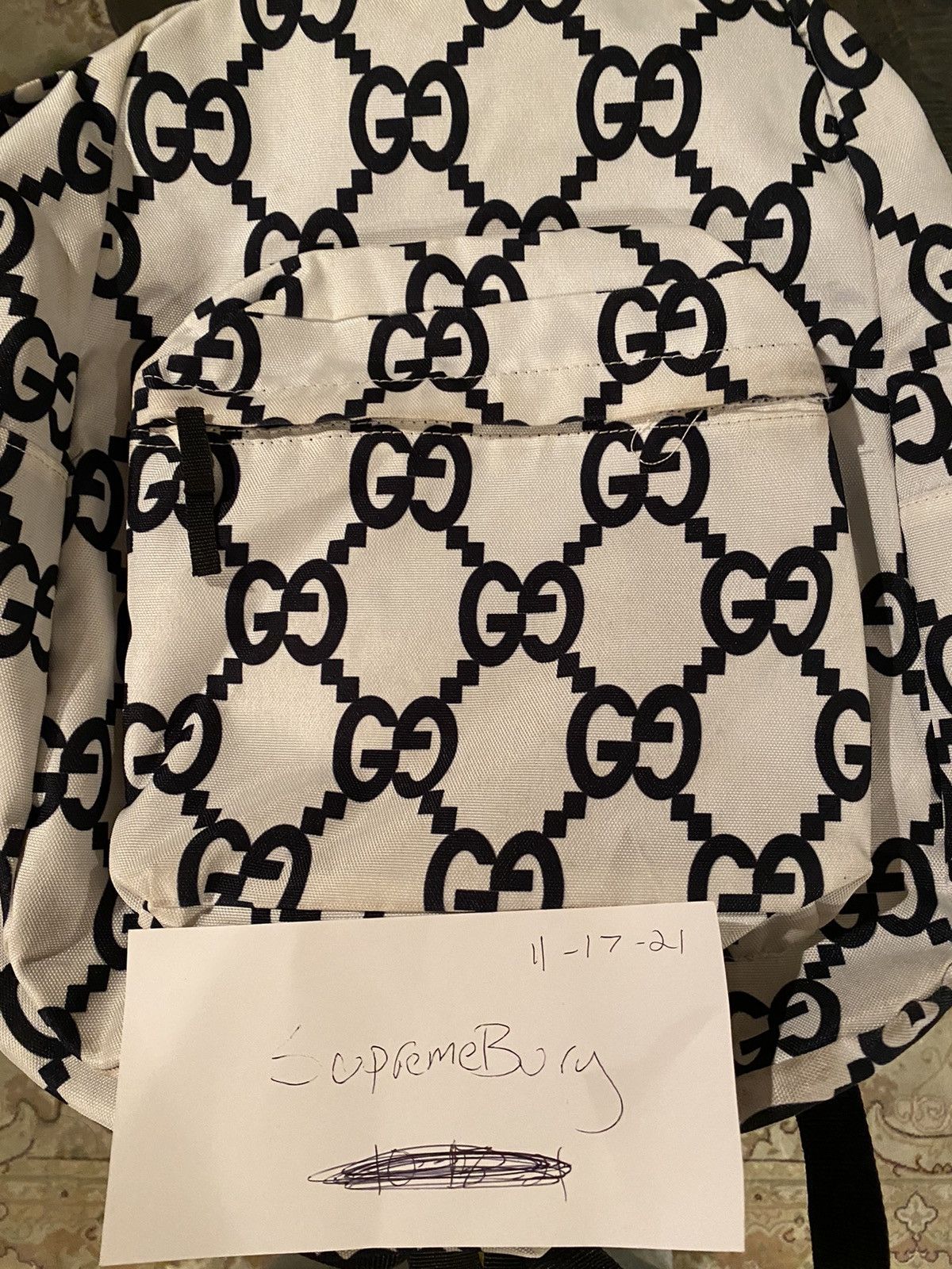 Imran Potato Imran Potato Gucci Backpack White | Grailed