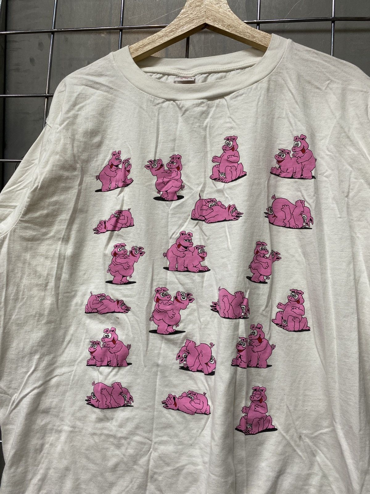 Vintage Vintage 90s pig sex positions tshirt | Grailed