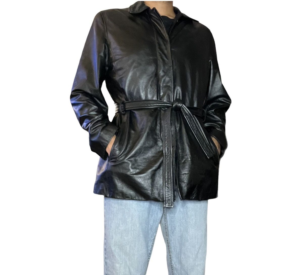 J Ferrar × Vintage Jacqueline Ferrar Leather Jacket Size Large | Grailed