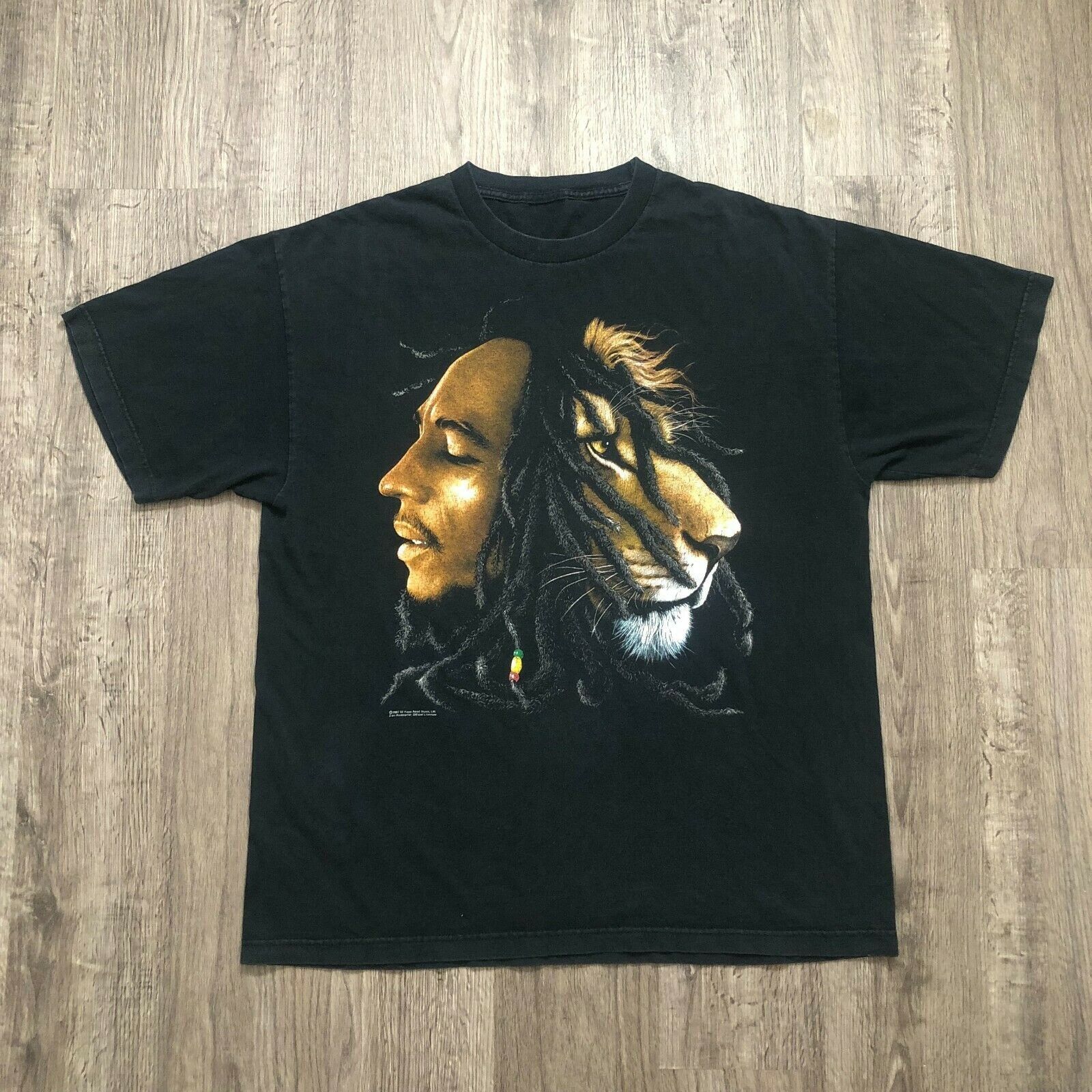 Zion Rootswear Bob Marley Dreads Lion Head Rasta Reggae Jamaica Black ...
