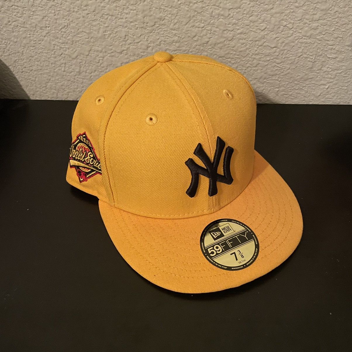 New Era × New York Yankees New Era New York Yankees Red UV Fitted 7 3/8 ...