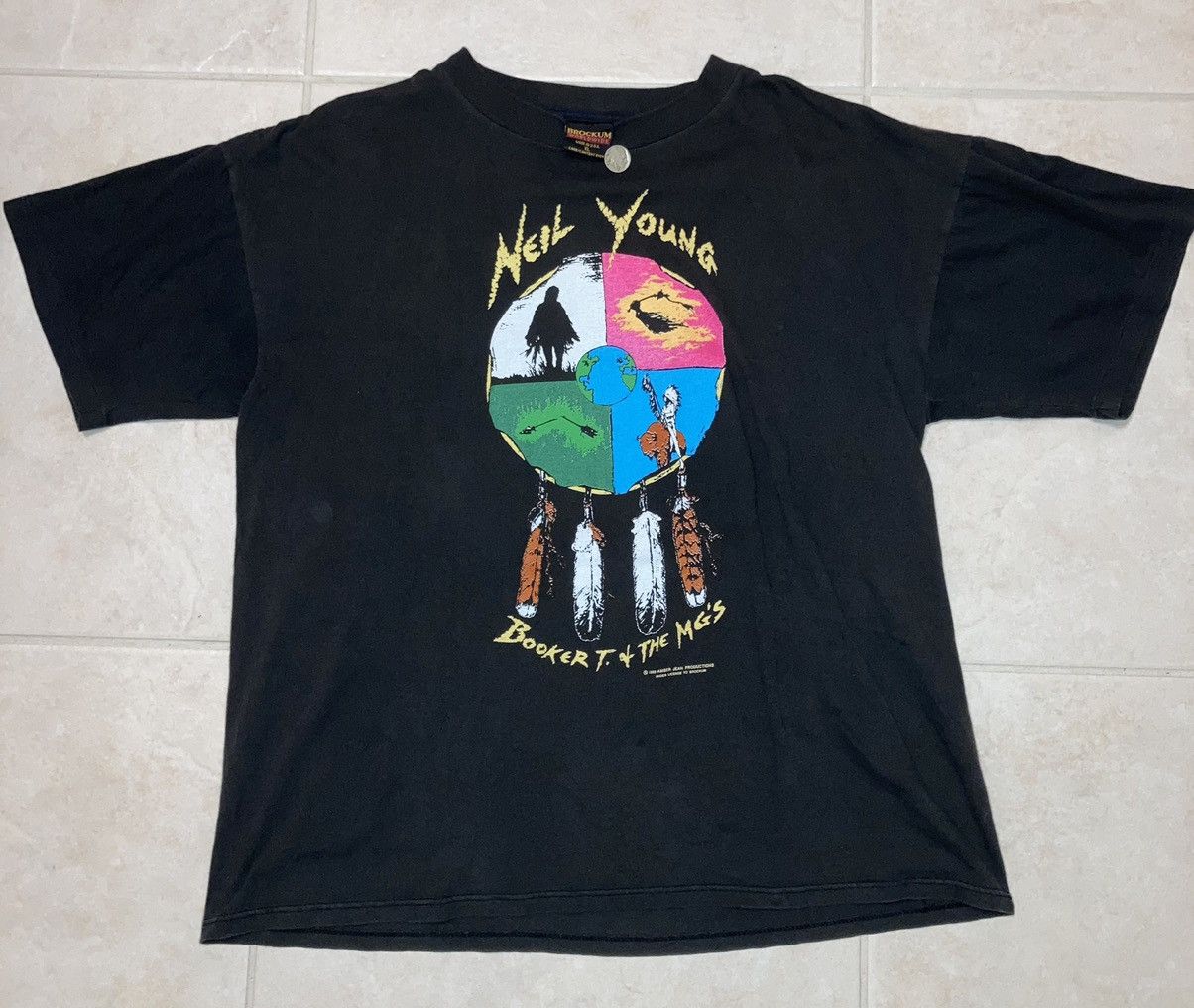 Vintage 1993 Neil Young Brooker T and the MGs world tour | Grailed