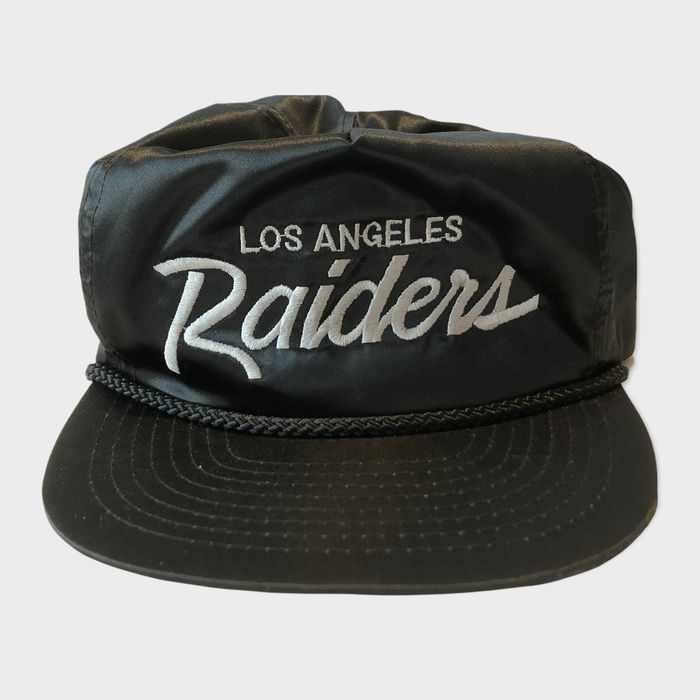 Vintage Vintage NFL Los Angeles Raiders Script Satin Hat NWA | Grailed