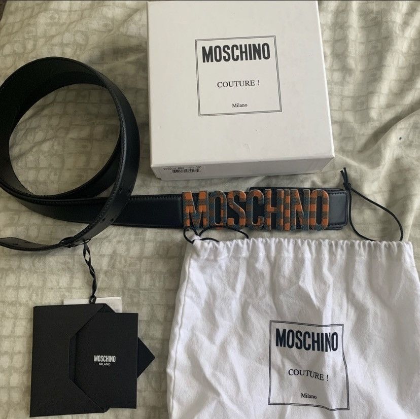 Moschino Moschino Plaid Belt | Grailed