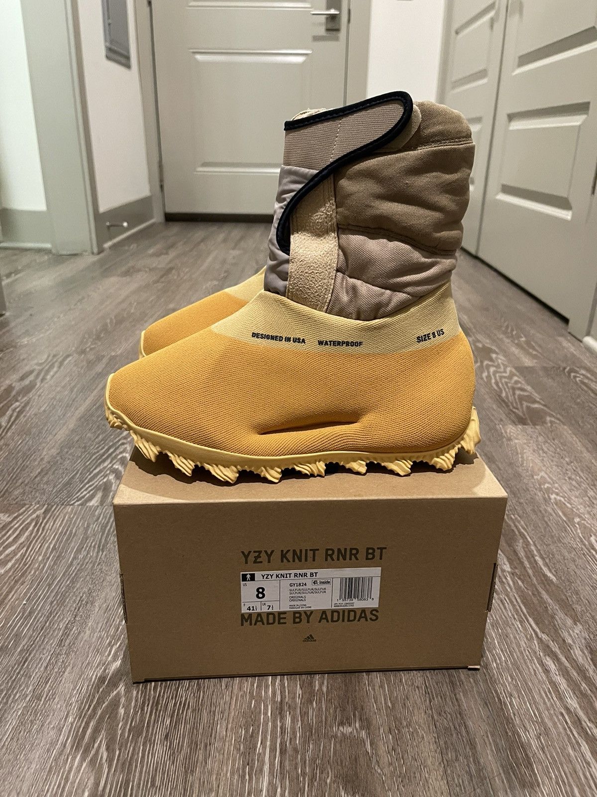 Adidas × Kanye West adidas YZY KNIT RNR BT SULFUR | Grailed