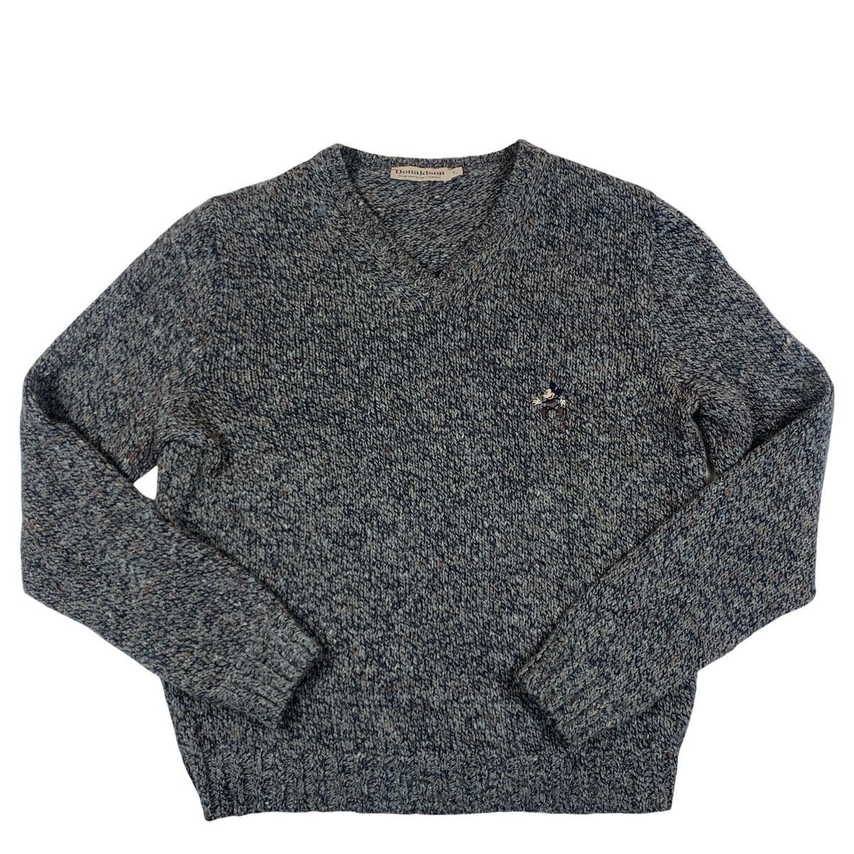 Disney × Vintage Donaldson Mickey Mouse Vintage Belgium Sweater Disney ...