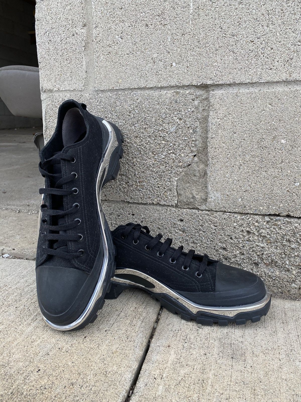 Adidas × Raf Simons Raf Simons x Detroit Runner Black | Grailed
