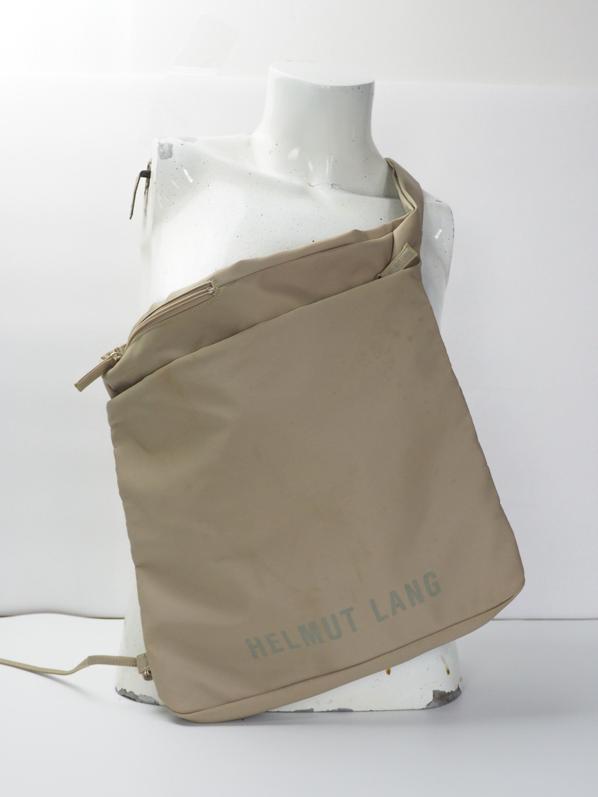 Helmut Lang S/S 1999 Asymmetrical Waist Pack with Leg Strap | Grailed
