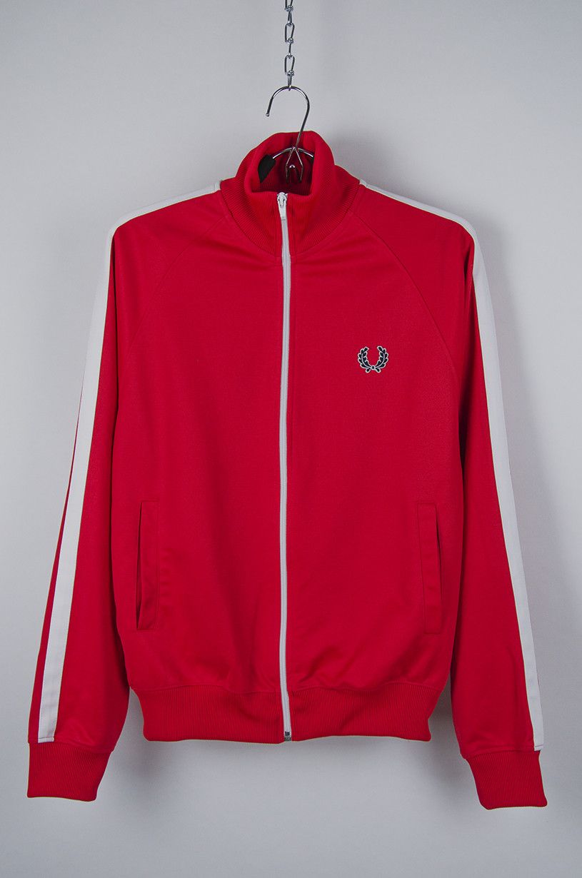 Fred Perry FRED PERRY Red Taped Track Jacket | Grailed