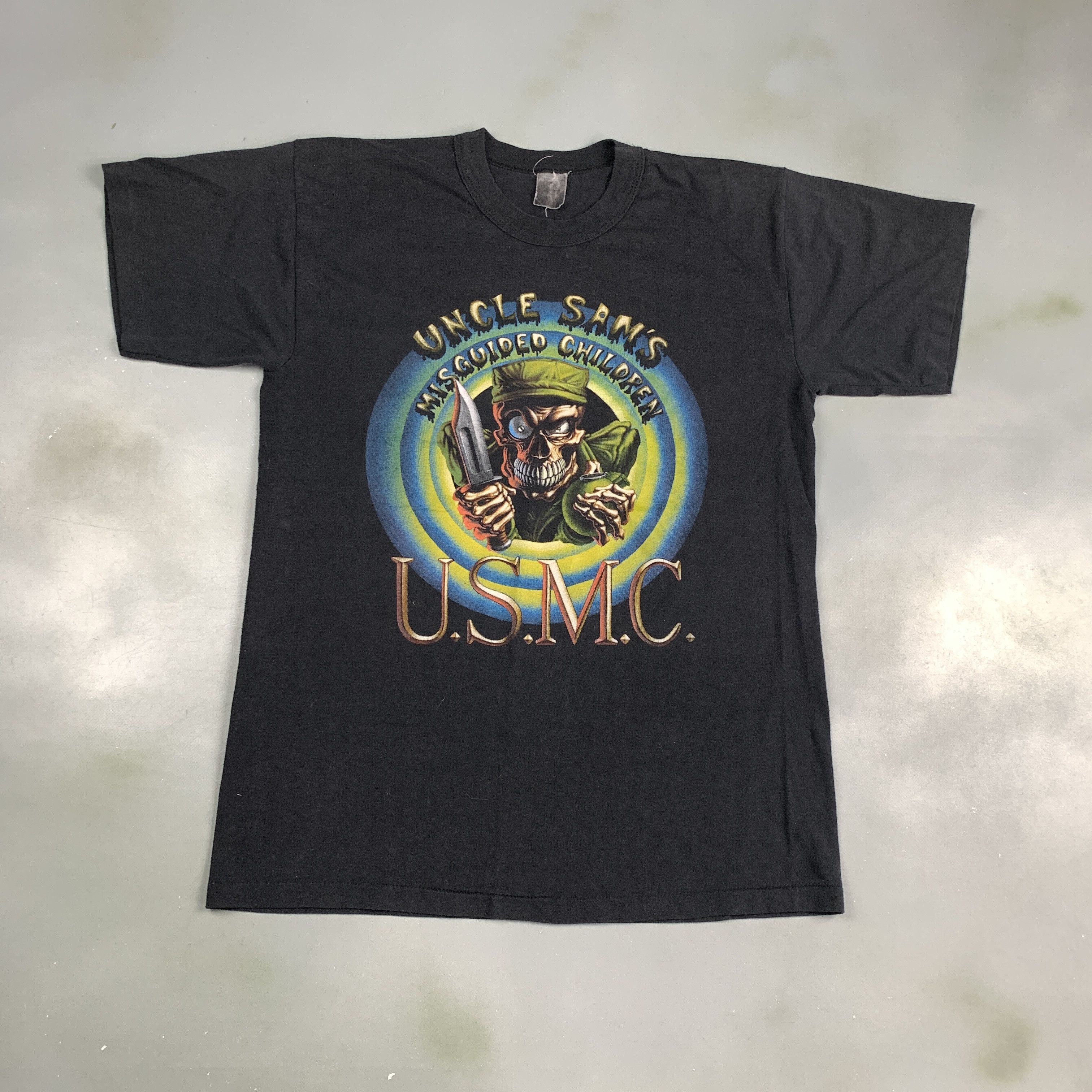 Vintage Vintage 90s Uncle Sam's Misguided Children USMC T-Shirt | Grailed