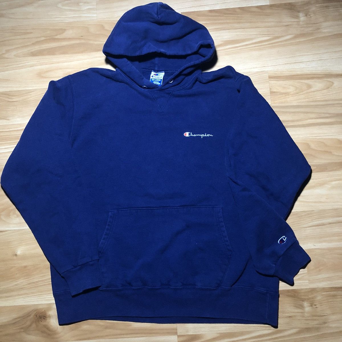 Vintage Vintage Made In USA 90S Champion Hoodie Purple Blue L | Grailed