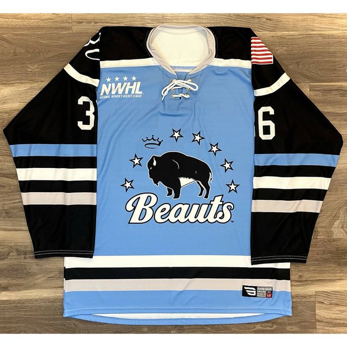Other Buffalo Beauts Kourtney Kunichika NWHL Women’s Hockey Jersey ...
