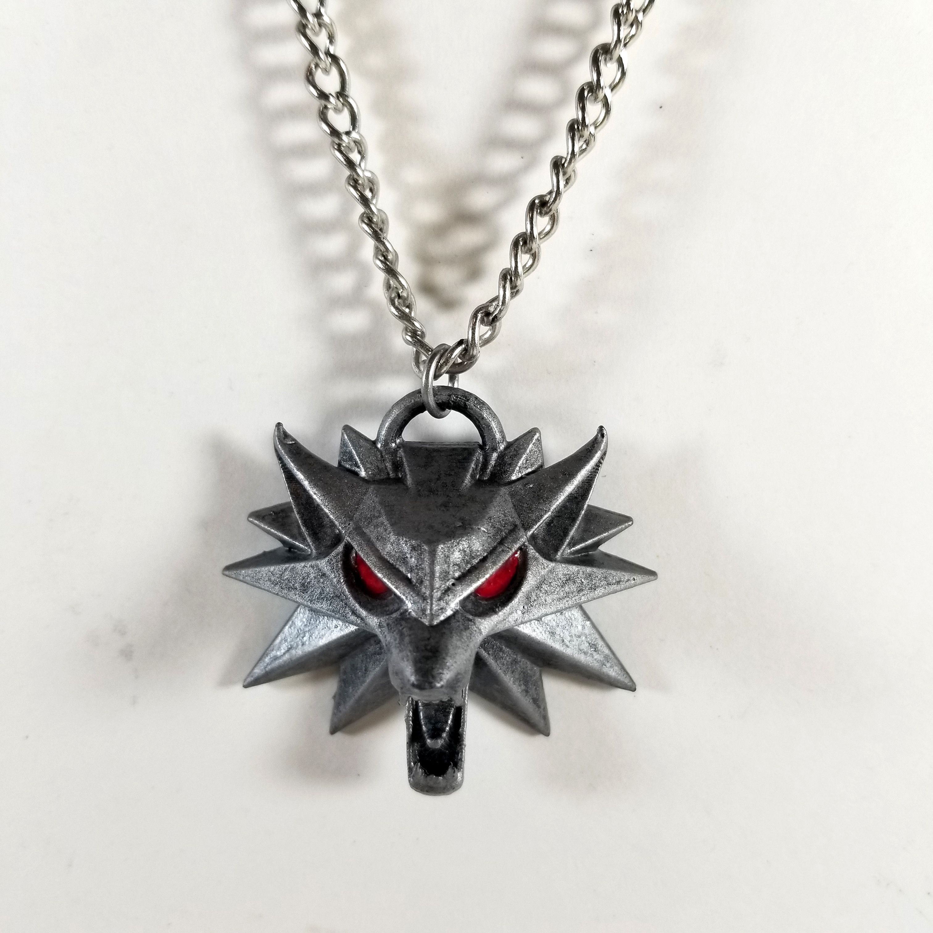 Custom × Handmade × Streetwear Witcher 3 Wolf Medallion Necklace | Grailed