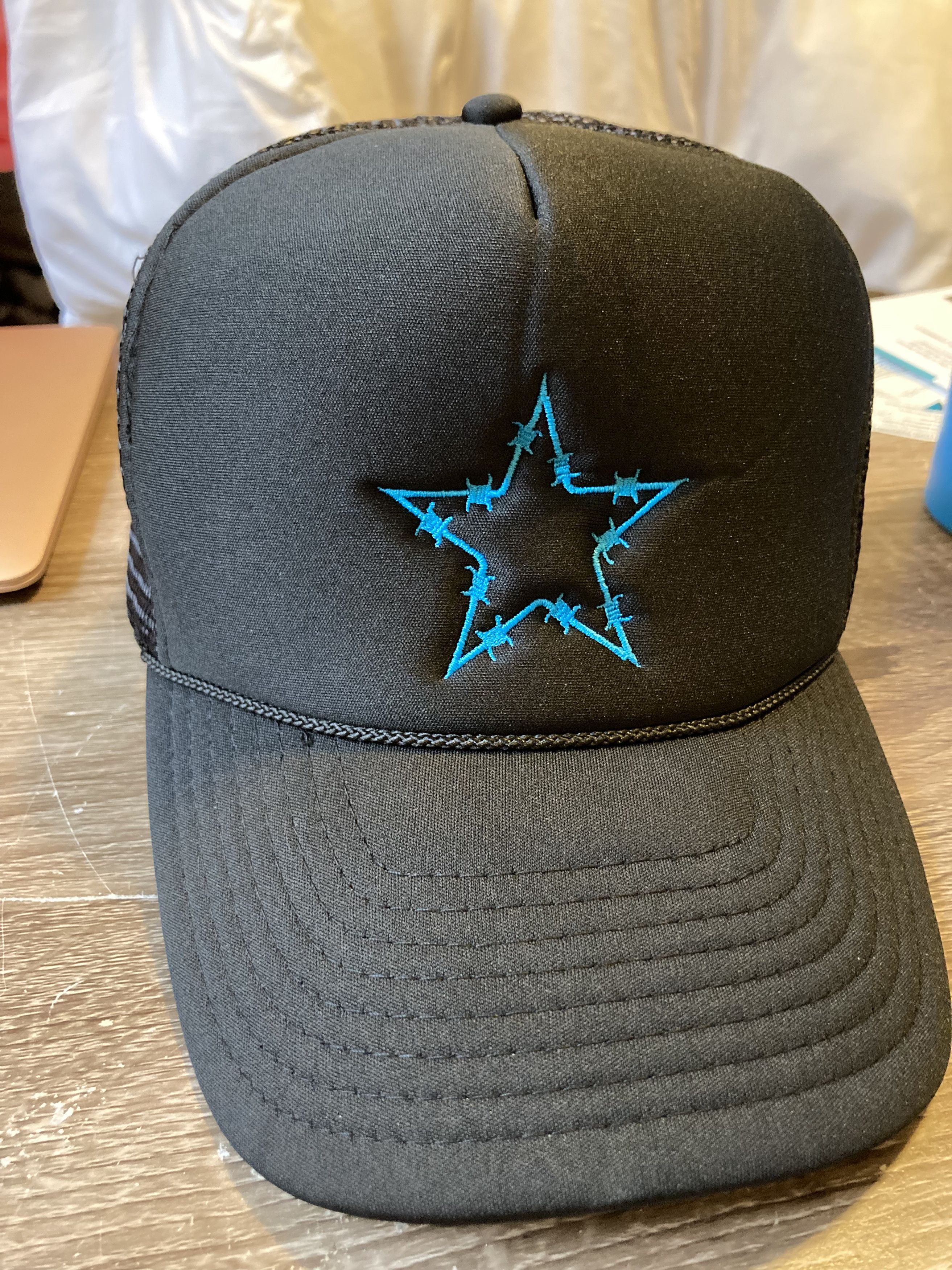 Black Pyramid Pythia Barbed Wire Trucker Hat | Grailed