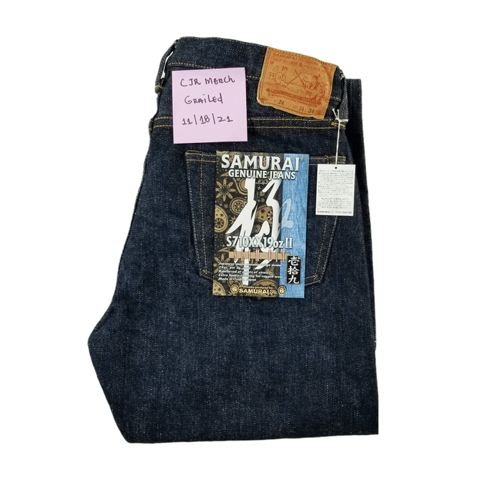 Samurai Jeans Samurai Jeans S710XX19oz Slim Straight Selvedge Denim ...