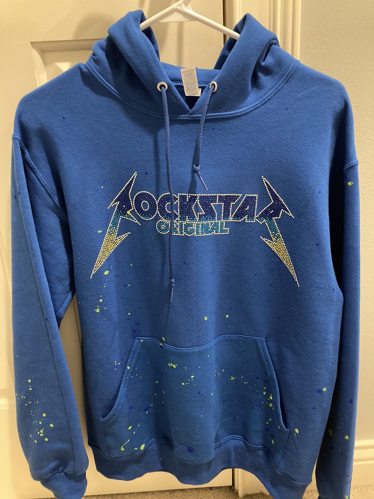 Streetwear Rockstar Original Paint Splatter Hoodie | Grailed