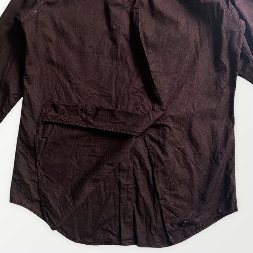 Yohji Yamamoto Y’s Object Dye Diagonal Back Open Details Shirt | Grailed