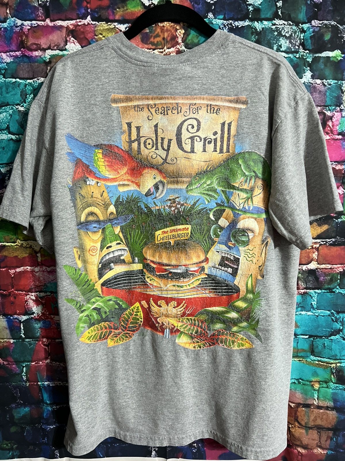 Vintage Vintage Y2K Caribbean Soul Holy Grill Big Graphic Tee | Grailed