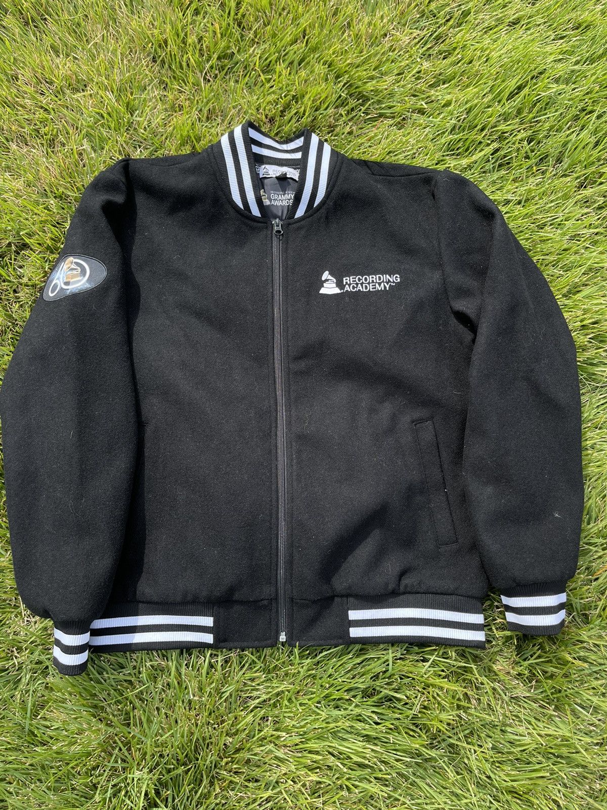 Vintage Grammy Awards 60th Anniversary Rap Band Tour Varsity Jacket ...