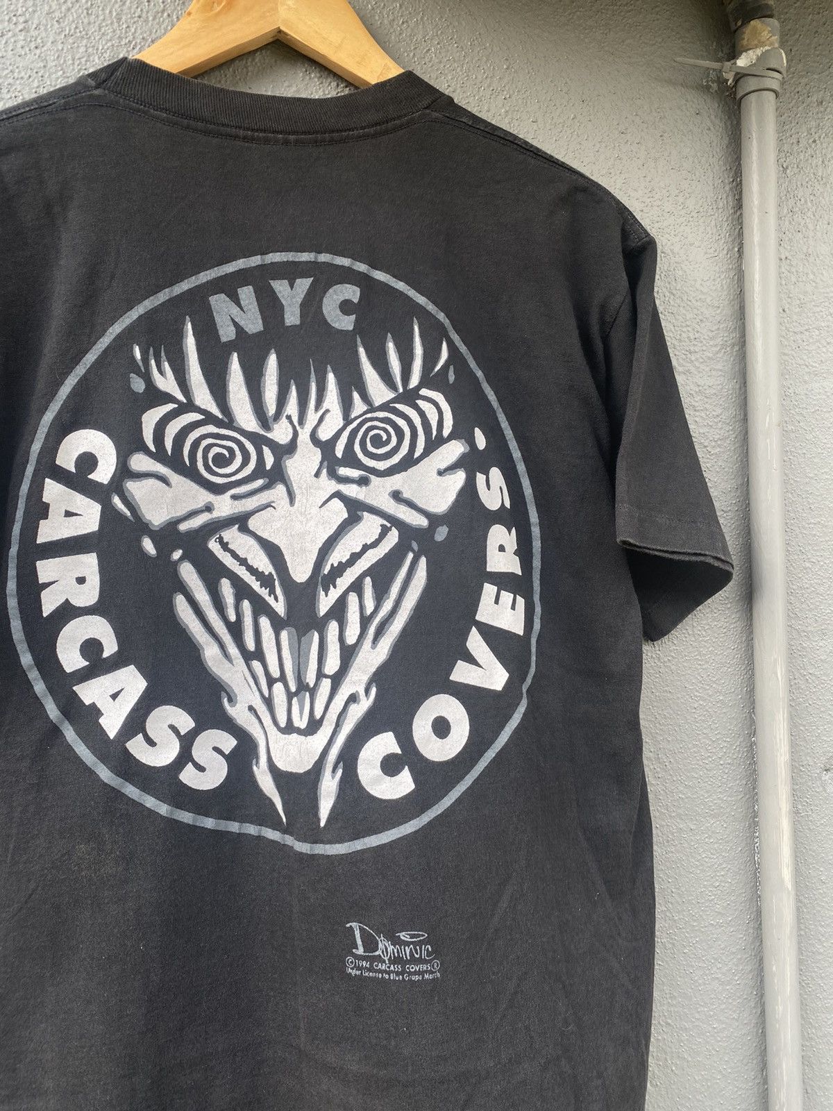 Band Tees × Vintage Vintage Rare Carcass Covers NYC 1994 Blue Grape ...