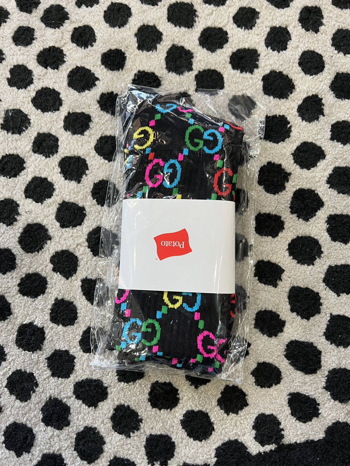 Imran Potato Imran Potato Gucci Logo Patterned Socks | Grailed